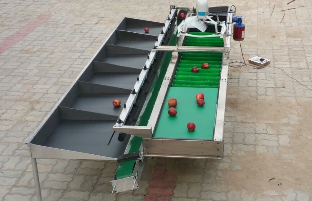 The News Himachal Vishvkarma Machine Tools’ Apple Grading Machine ...